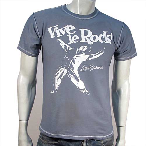 Little Richard Vive le Rock greyt-shirt – Sexy Hooligans