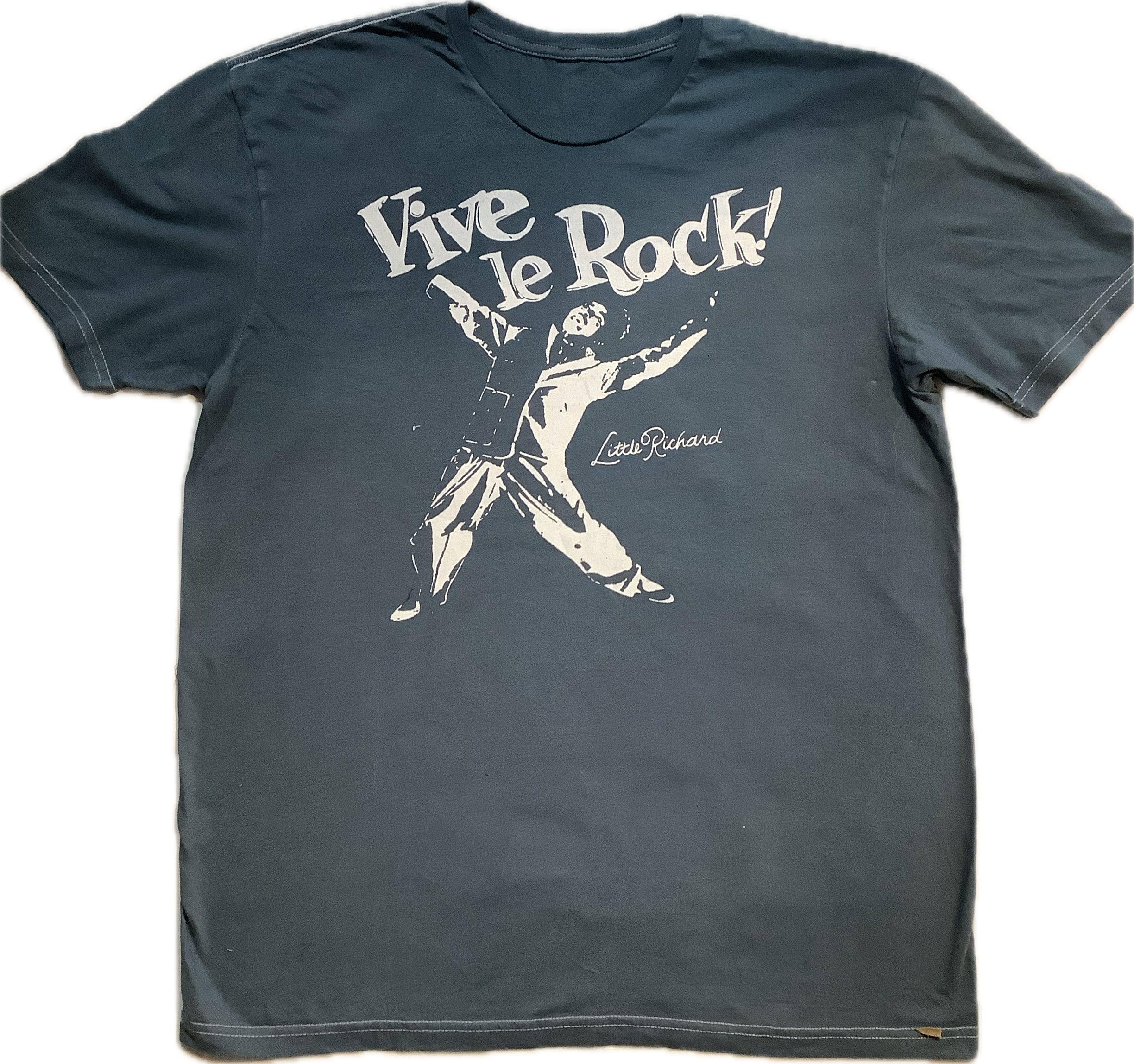 SALE: Little Richard Vive le Rock grey t-shirt Large 56cms wide £15 ...